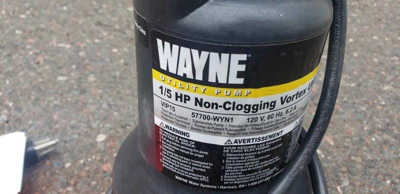 Wayne Multi-Use Water Pump for Sale - Listing TheCountyOffice